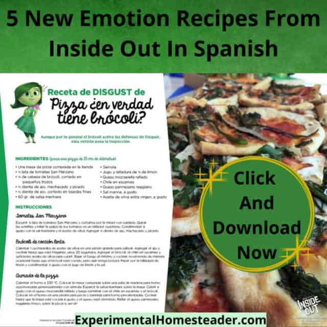 5 New Emotion Recipes From Inside Out - Experimental Homesteader