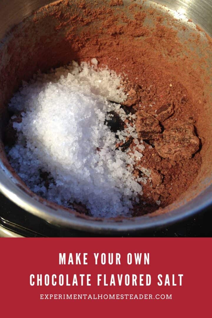 Make Your Own Chocolate Flavored Salt - Experimental Homesteader