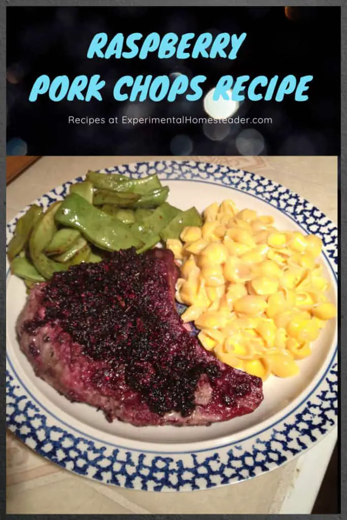 Raspberry Pork Chops - Experimental Homesteader