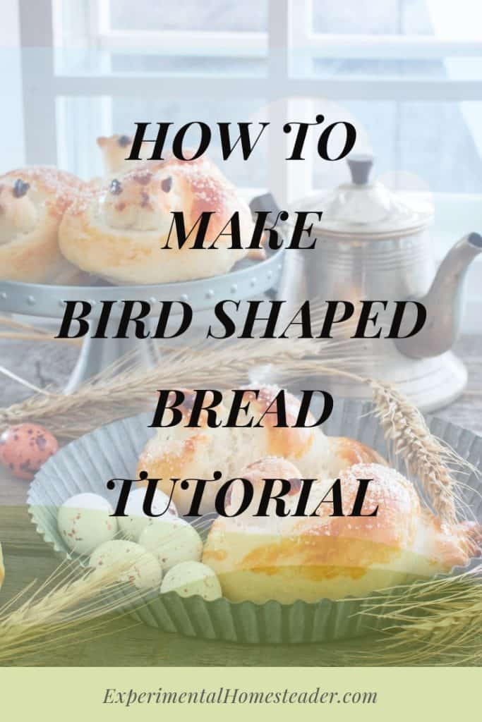 How To Make Bird Shaped Bread Tutorial - Experimental Homesteader