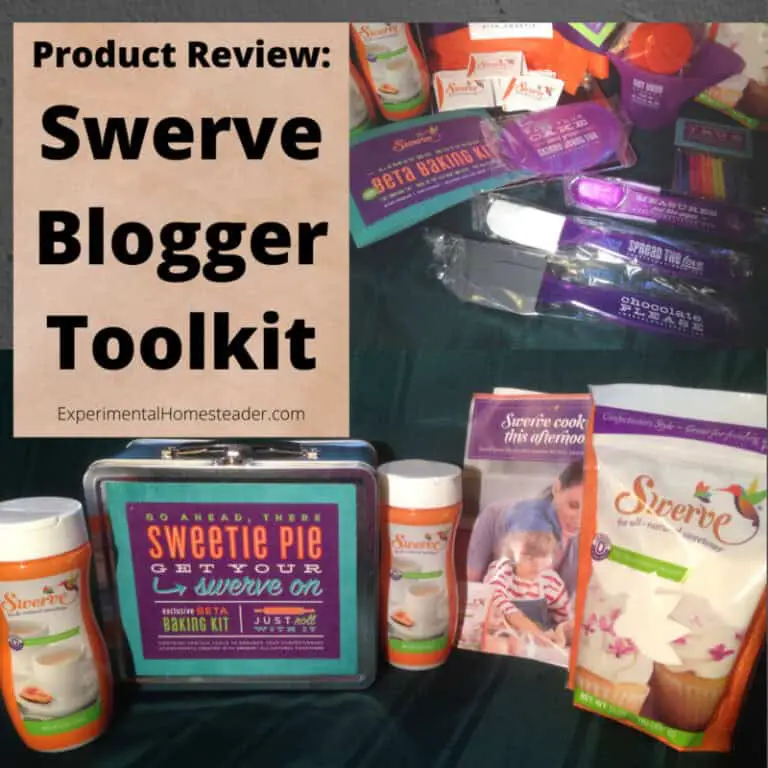Swerve Sweetener Blogger Review Kit - Experimental Homesteader