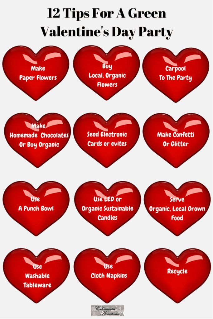How To Have A Green Valentine's Day Party - Experimental Homesteader