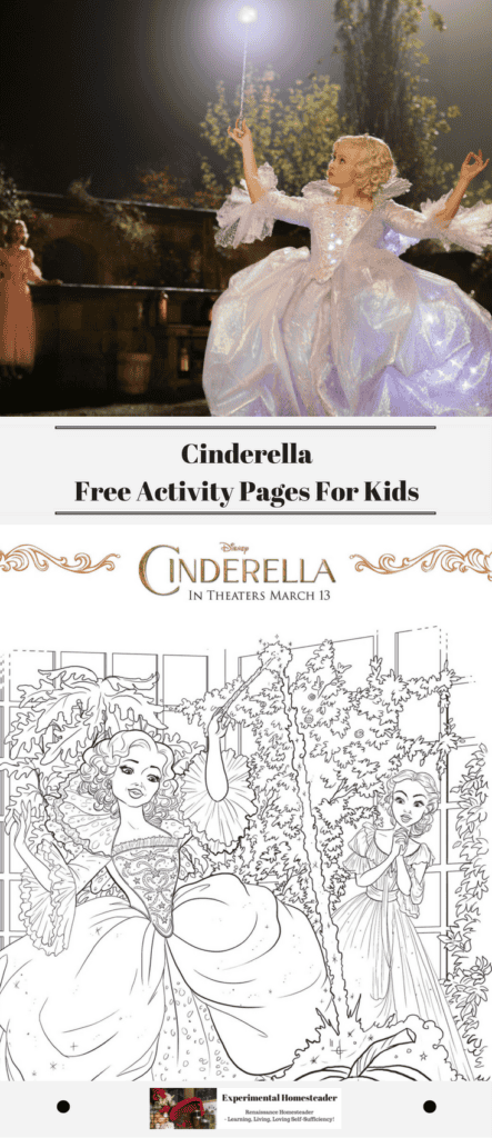 Cinderella Free Activity Pages For Kids - Experimental Homesteader