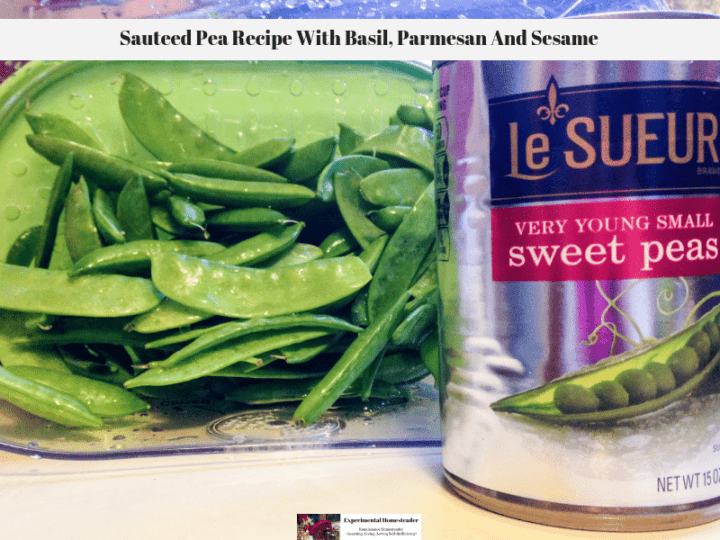 Sauteed Pea Recipe With Basil, Parmesan And Sesame - Experimental ...