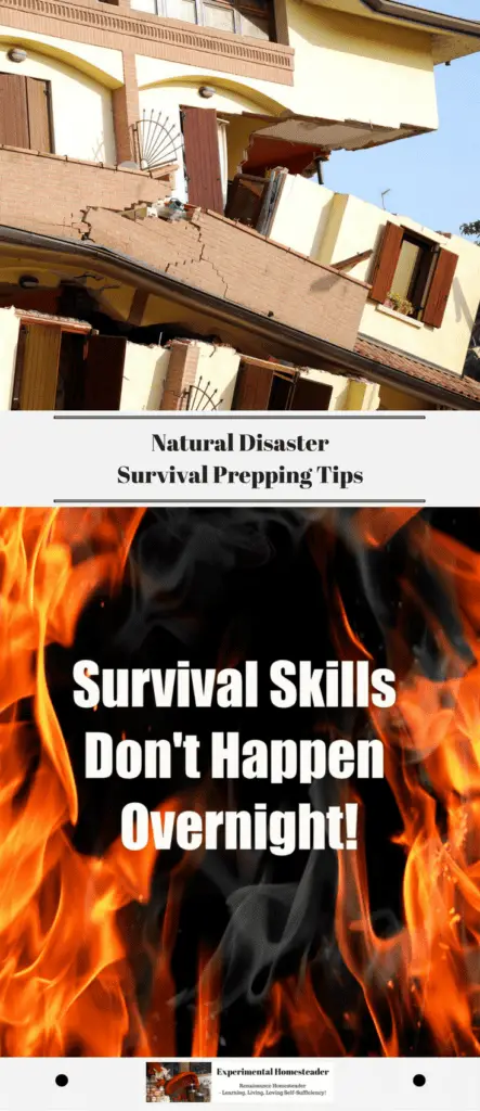 Natural Disaster Survival Prepping Tips - Experimental Homesteader