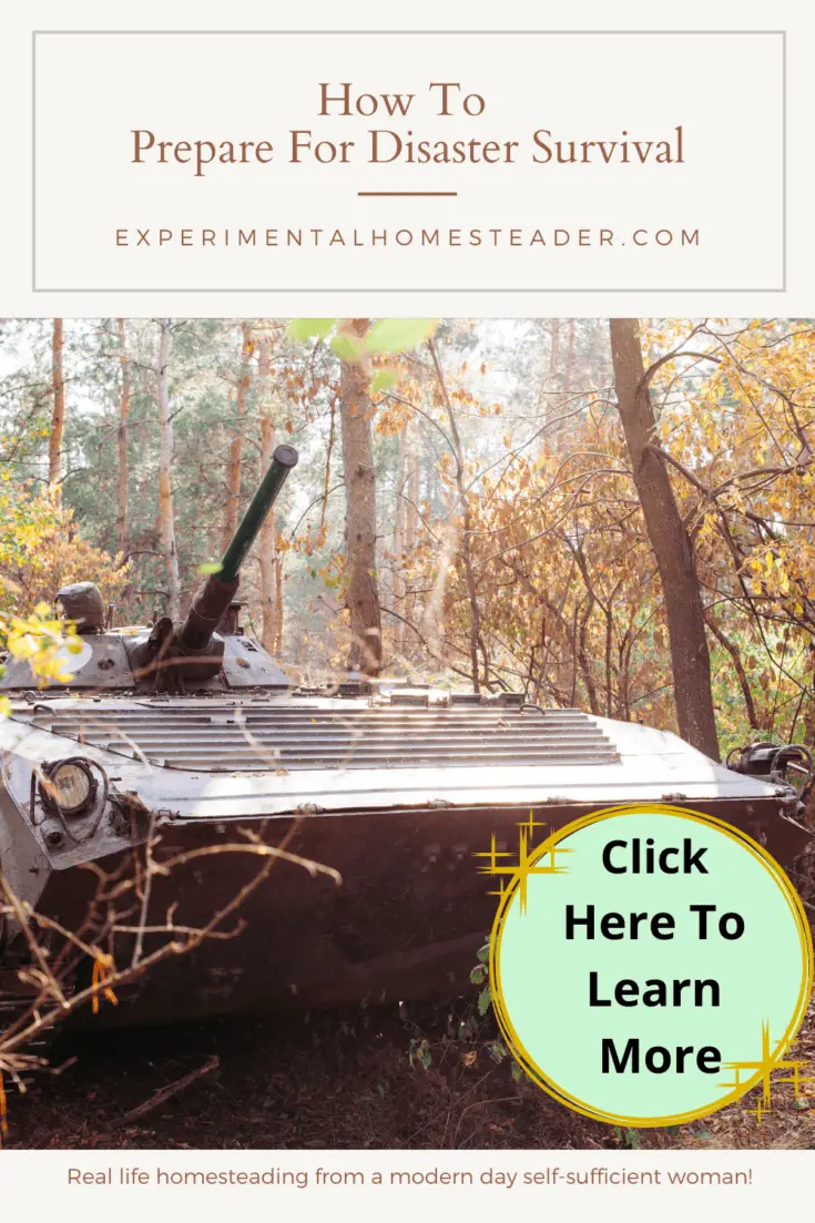 How To Prepare For Disaster Survival - Experimental Homesteader
