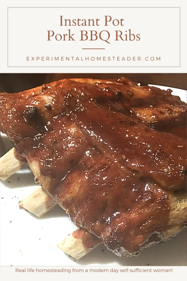 Instant Pot Pork Bbq Ribs Experimental Homesteader