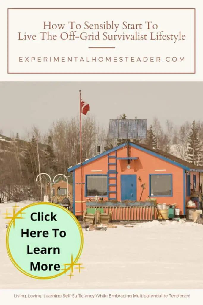 How To Sensibly Start To Live The Off-Grid Survivalist Lifestyle ...