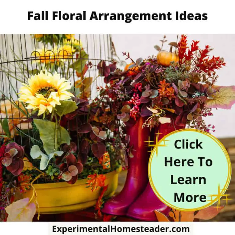 Fall Floral Arrangement Ideas - Experimental Homesteader
