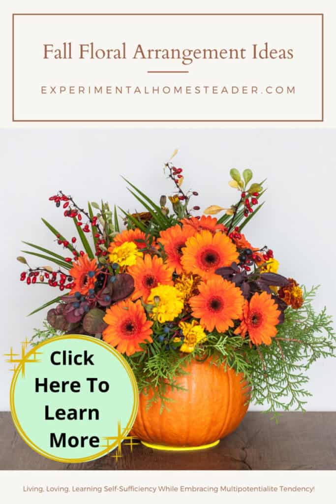 Fall Floral Arrangement Ideas - Experimental Homesteader