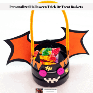 Personalized Halloween Trick Or Treat Baskets - Experimental Homesteader