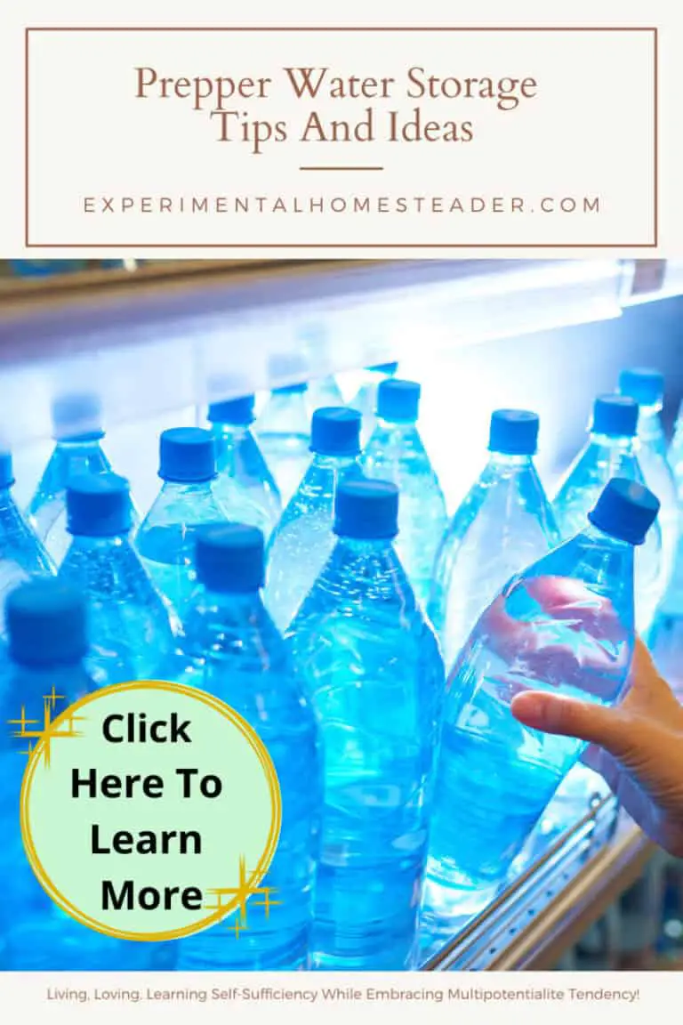 Prepper Water Storage Tips And Ideas - Experimental Homesteader