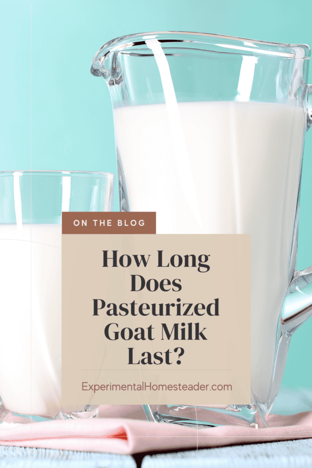 How Long Does Pasteurized Goat Milk Last - Experimental Homesteader