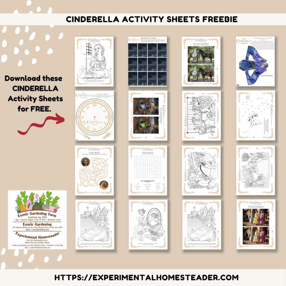 Inside Out Activity Sheets Freebie - Experimental Homesteader