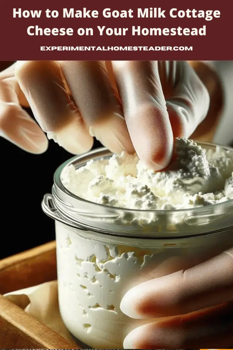 How to Make Goat Milk Cottage Cheese on Your Homestead - Experimental ...