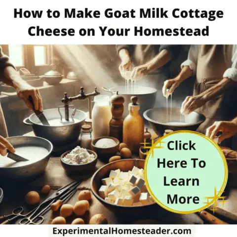 How to Make Goat Milk Cottage Cheese on Your Homestead - Experimental ...