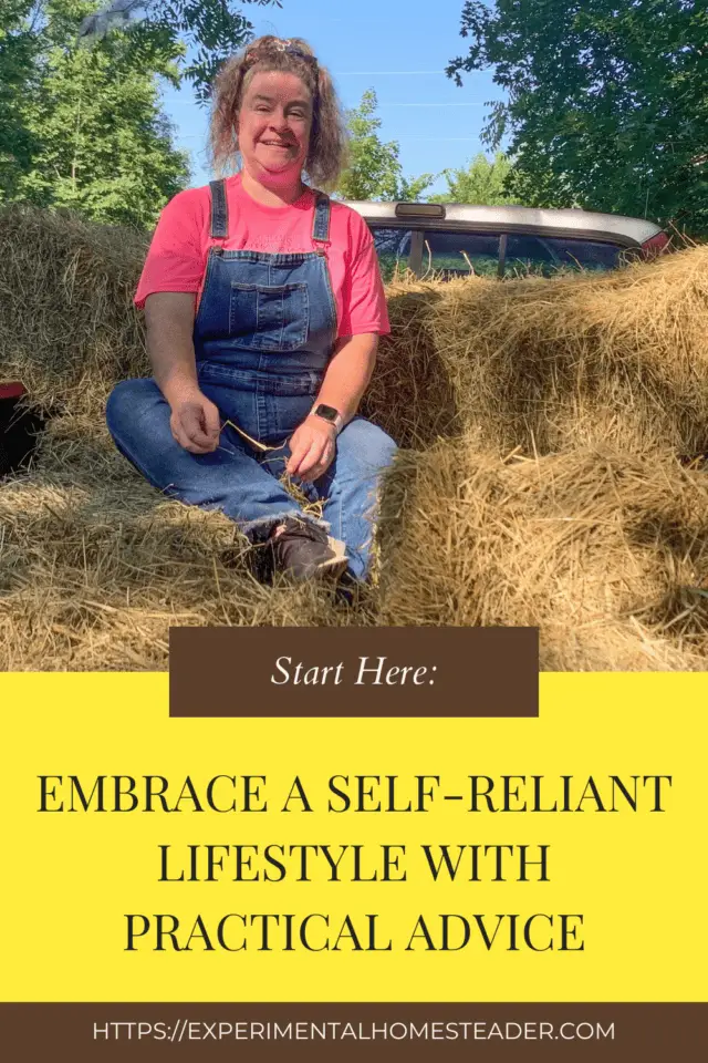 Start Here: Embrace a Self-Reliant Lifestyle with Practical Advice ...