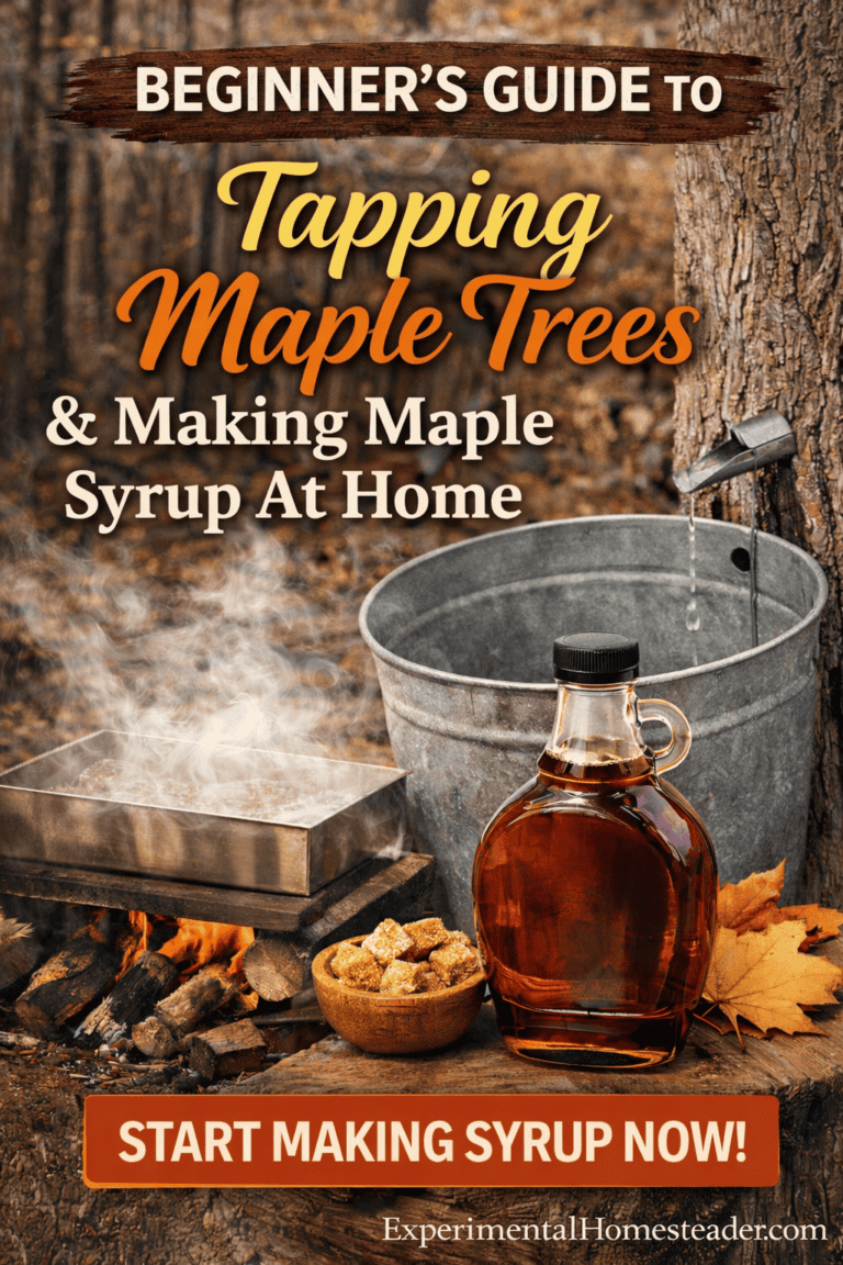 How to Tap Maple Trees and Make Maple Syrup (Complete Seasonal Guide ...