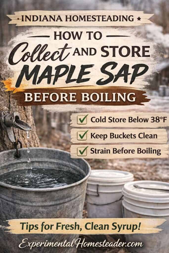 How to Collect and Store Maple Sap Before Boiling - Experimental ...