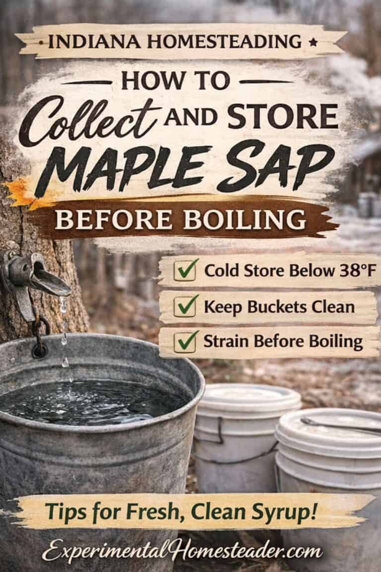 How to Collect and Store Maple Sap Before Boiling - Experimental ...
